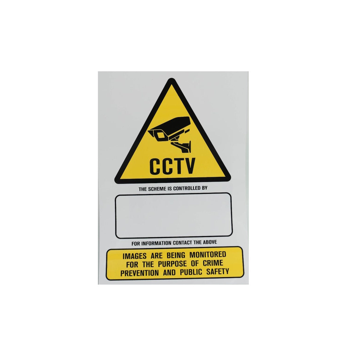 CCTV Monitoring Warning Sign – EZcctvstore